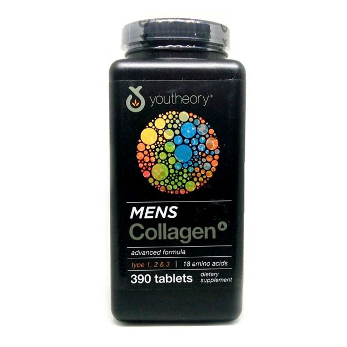 Viên Uống Collagen Cho Nam Youtheory Men's Type 1, 2 & 3 Mỹ 390 Viên